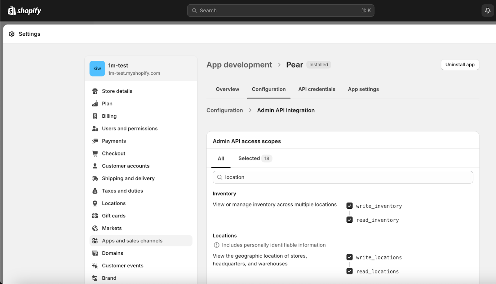 HOW TO: Connect your Shopify store to Pear – Pear.us